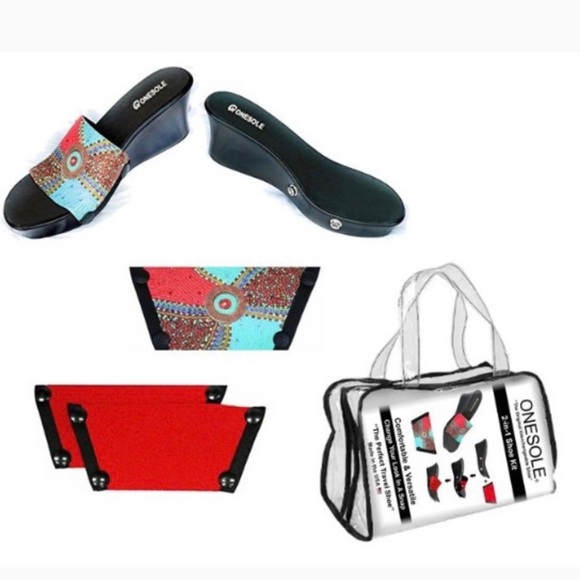 Onesole | Shoes | Onesole Turq Circ 3 In Interchangeable Shoe Sets ...